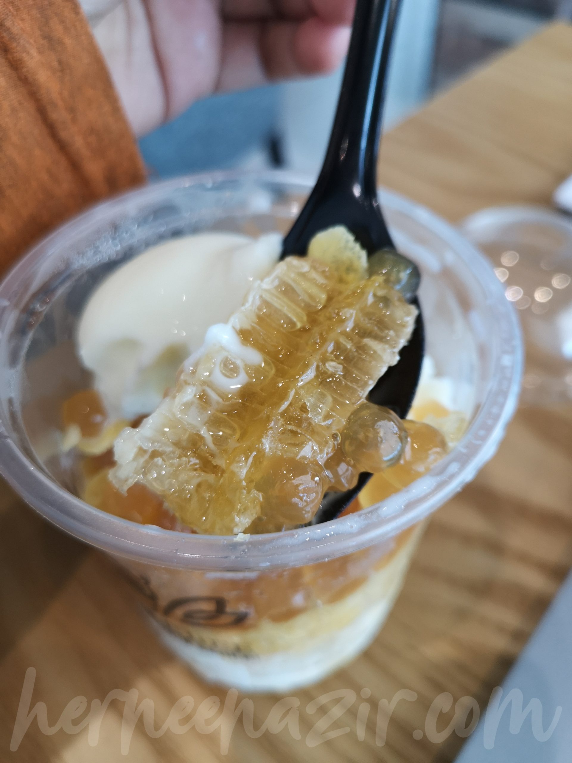 Review BubbleBee Golden Series Ice-Cream (Honeycomb) - herneenazir.com